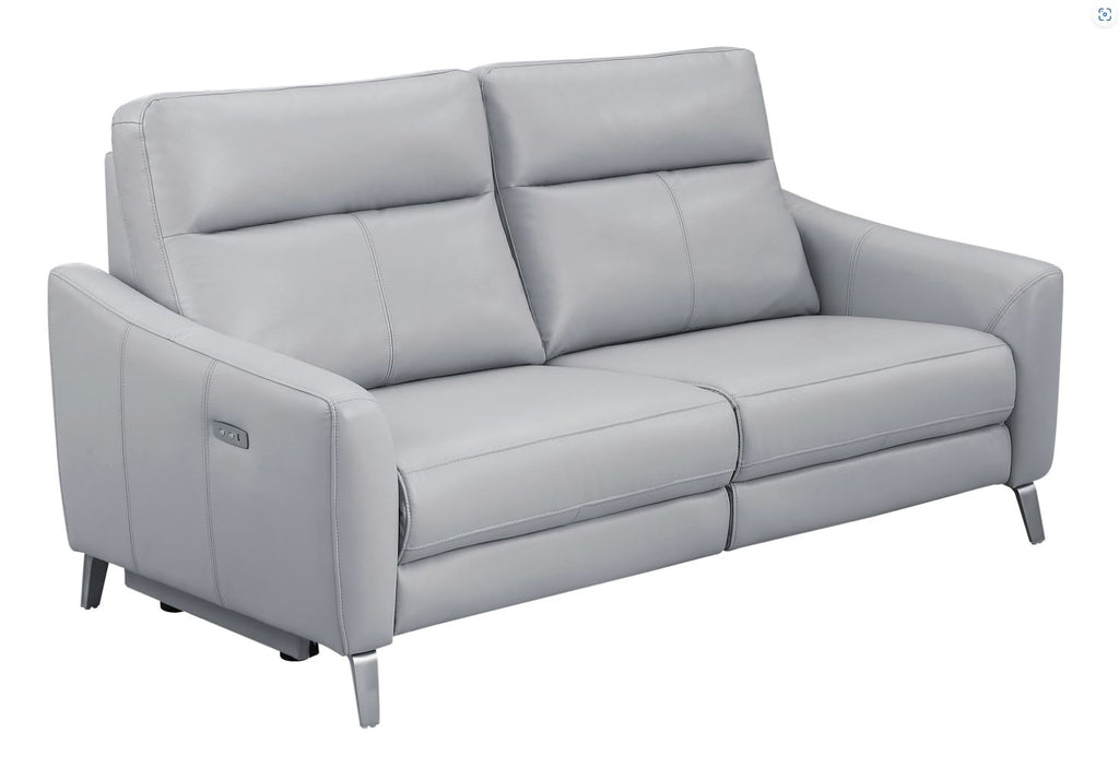 Derek Upholstered Power Sofa, Light Grey – Otsukas Furniture